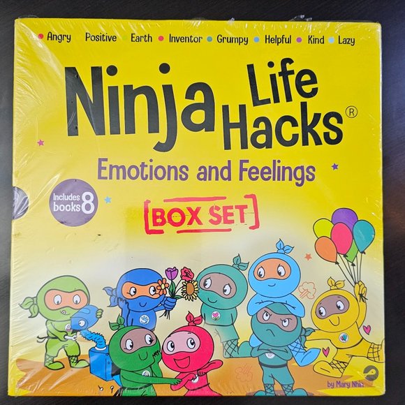 Ninja Life | Other | Ninja Life Hacks Emotions And Feelings 8 Book Box ...